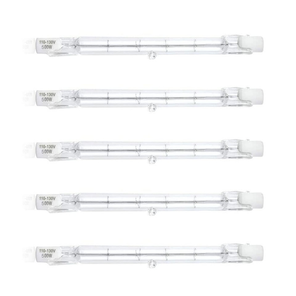 10X J Type 500W 500 watt T3 120V R7S 118mm Double Ended Bulb Light 4.65 ...