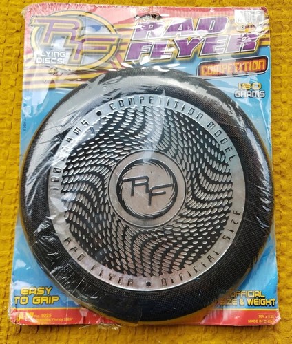 JA-RU Rad Flyer Flying Disc #1035 Black 180 Grams Easy To Grip 10 3/4 X ...