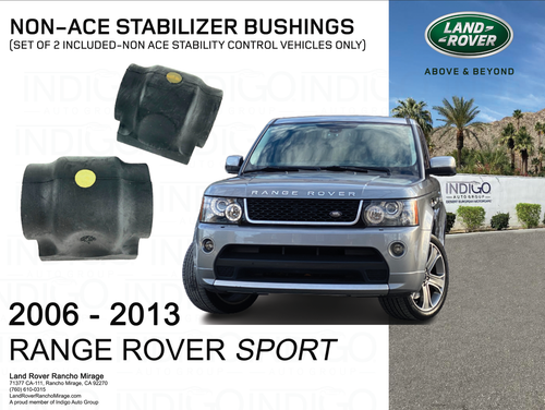Range Rover Sport Front Stabilizer Sway Bar Bushings Non-ACE (LR018347 ...