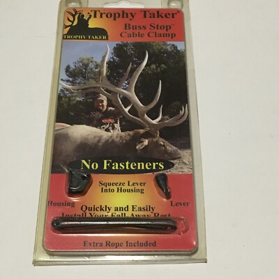 Trophy Taker Buss Stop Cable Clamp Brand New Sealed | eBay