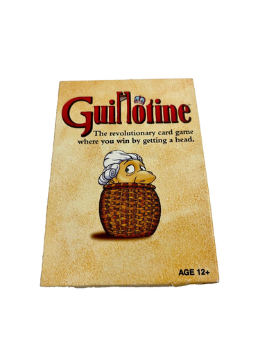 Guillotine Card Game - Complete and in Great Shape, Fast Shipping | eBay