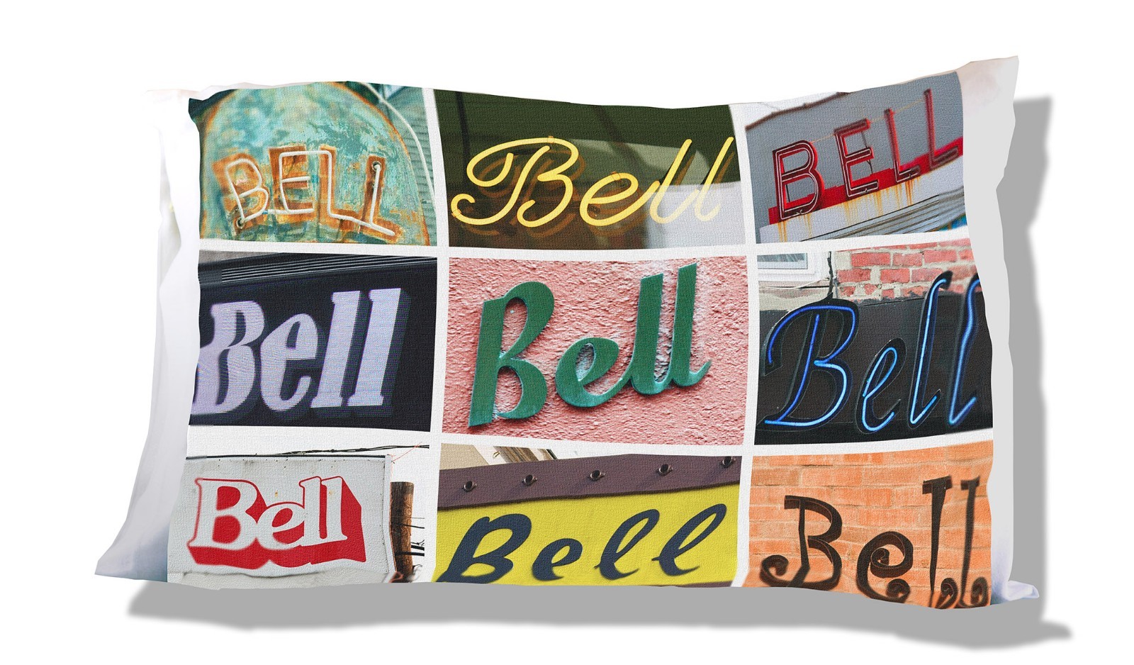 BELL Personalized Pillowcase featuring the name in photos of signs | eBay