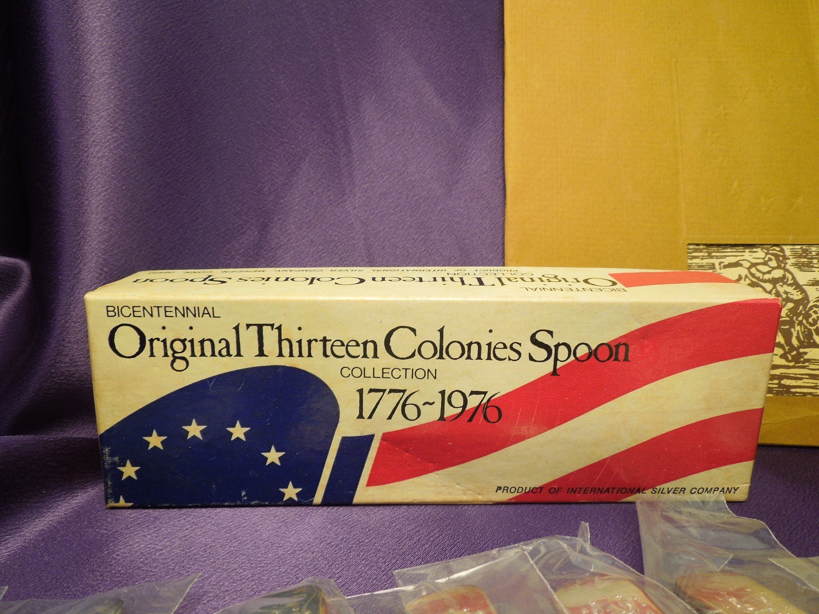Bicentennial Original Thirteen Colonies Vintage Spoon Set & Book -Intl ...