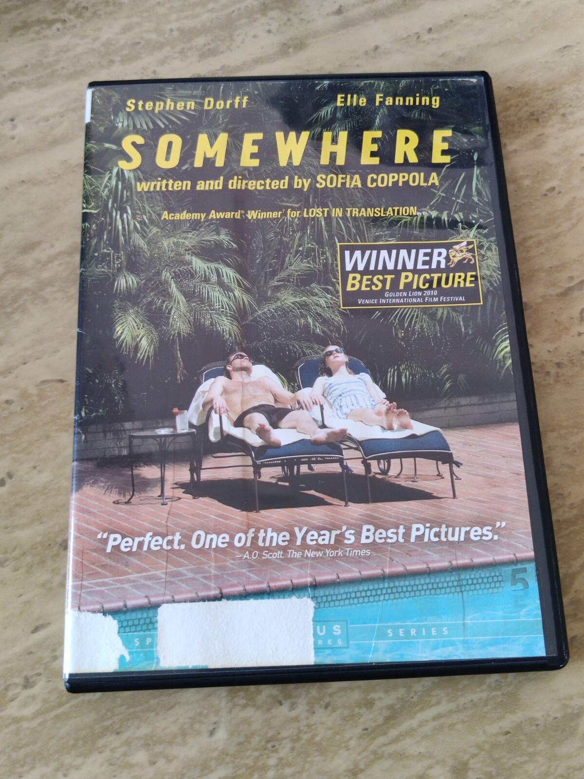Somewhere (Ex Library DVD, 2011)Stephen Dorff, Elle Fanning, Sophia ...