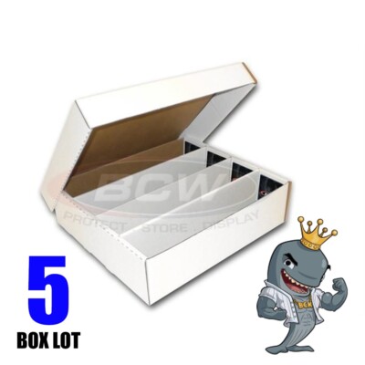 5x BCW 3200ct 4-row Storage Box with LID (5ct Lot) - $9.98/Box FREE ...