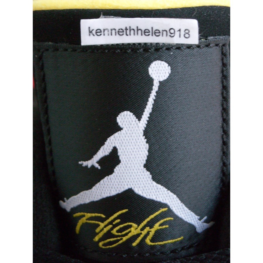 NEW 2012 NIKE AIR JORDAN IV 4 RETRO THUNDER BLACK YELLOW 308497-008 ...