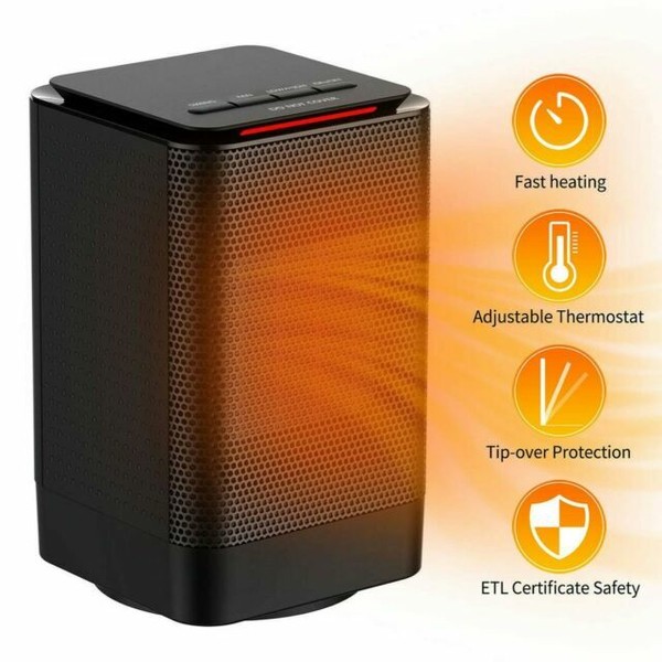 AUZKIN A5836 Oscillating Electric Space Heater - Black for sale online ...