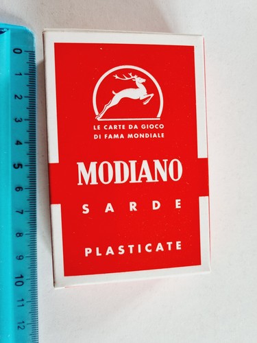 Karten Von Spiel Sarde Modiano Besen Trump Vintage Original Playing ...