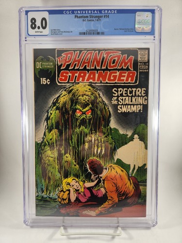 PHANTOM STRANGER 14 CGC 8.0!! NEAL ADAMS!! SWAMP THING PROTOTYPE!! | eBay