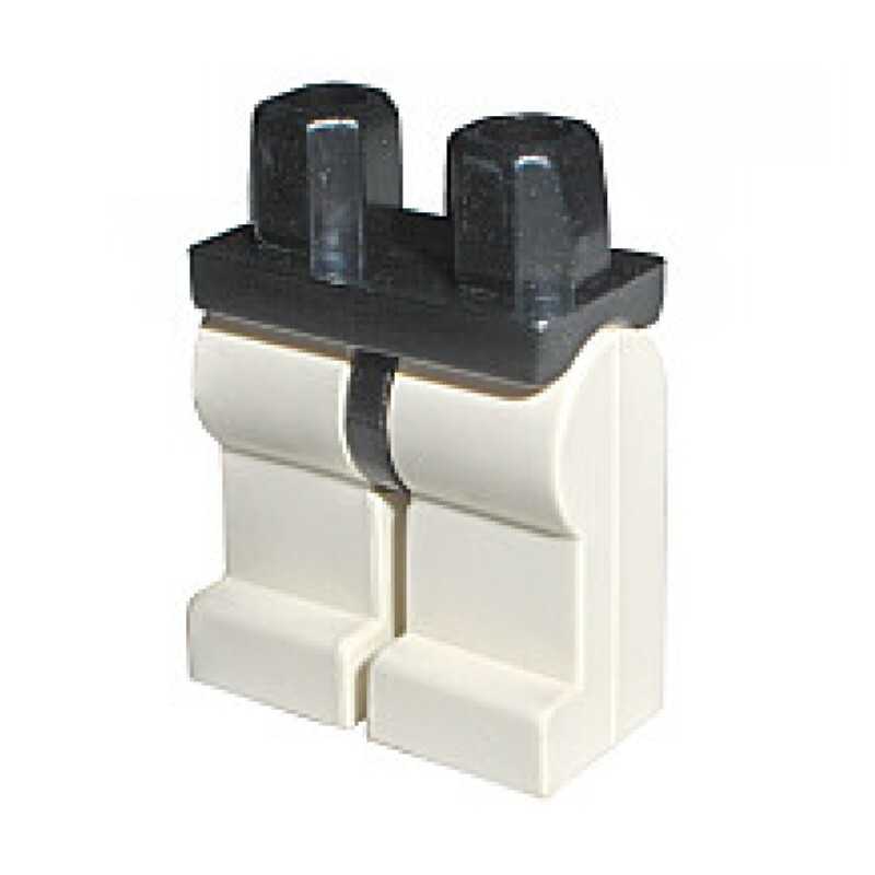 LEGO Star Wars Clone Trooper Minifigure Legs Black and White Clone Wars ...