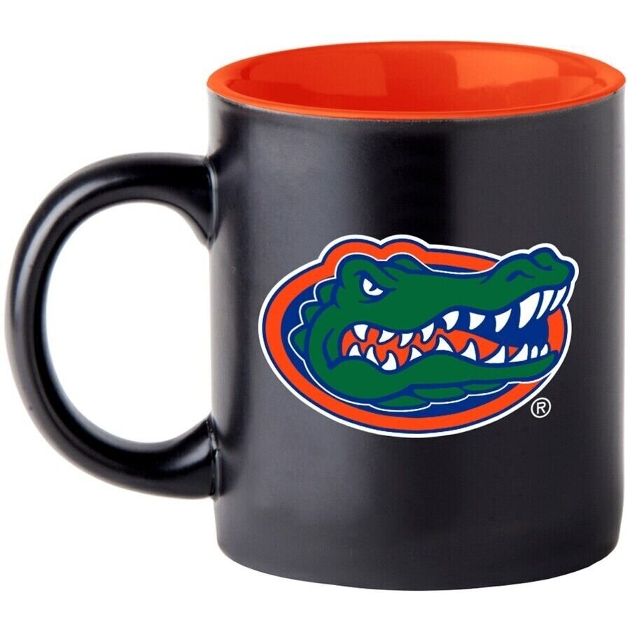 FLORIDA GATORS CERAMIC MUG MVP AUTHENTIC NCAA FOOTBALL TEAM LOGO MATTE ...