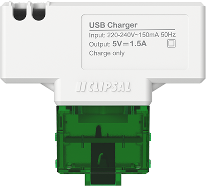 Clipsal 40 Series Single USB Charging Mechanism | 40E1USBM-VW | eBay