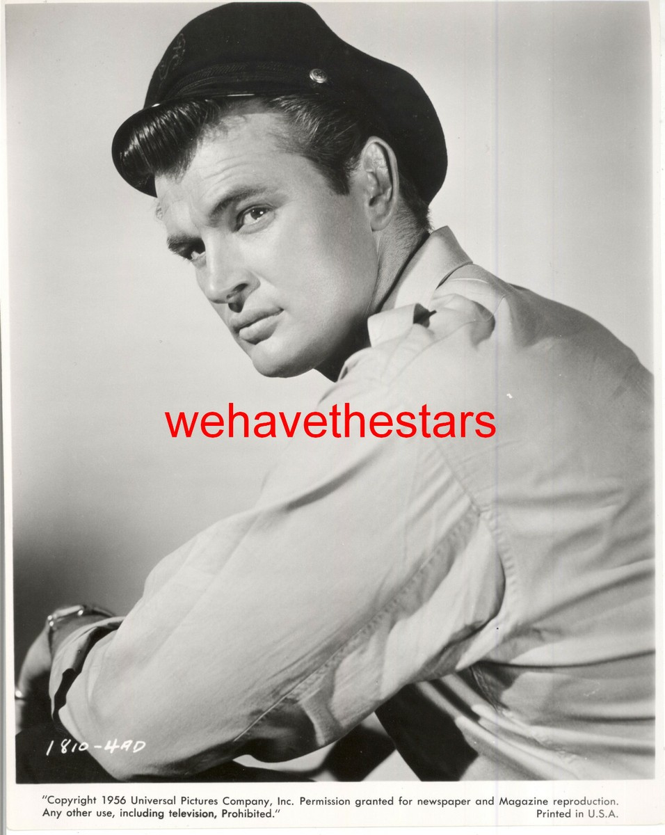 Gregg Palmer The Rebel Set 8'x10' Black And White Promo Still Gregg