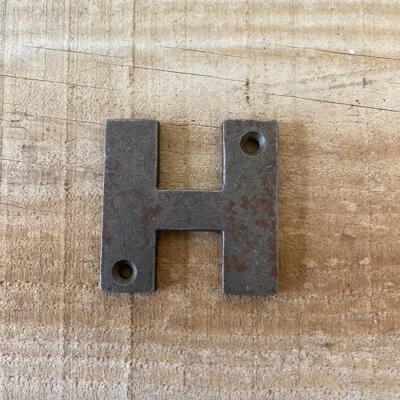 Cast Iron Letters 'H' - Rustic Signs - House Signs -Alphabet Letters ...