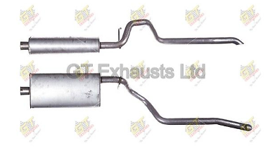 Replacement Exhaust Rear Back Box Silencer 2 Year Warranty - Brand New ...