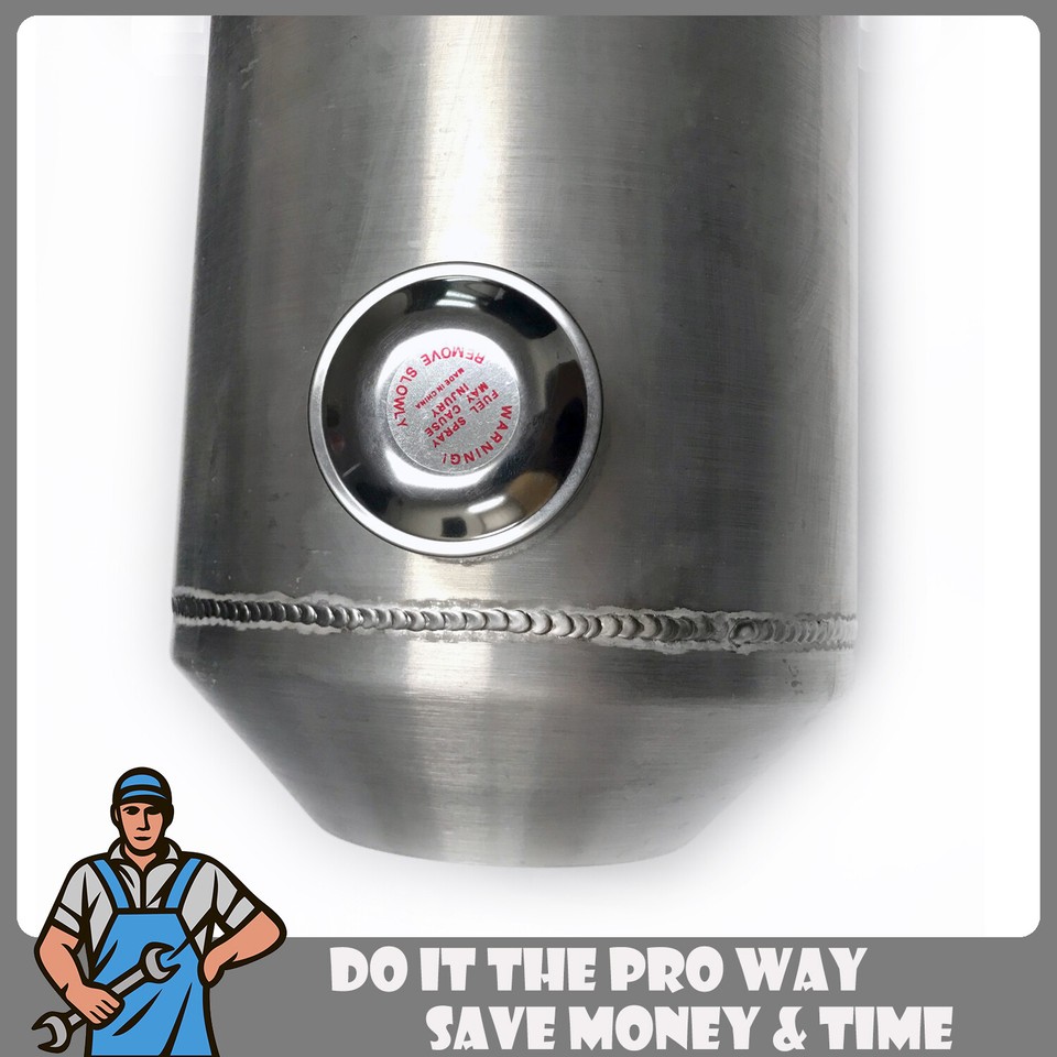 Hi-Q! 11 Gallons 1/4 NPT Offset Outlet 10" x33" End Fill Spun Aluminum ...