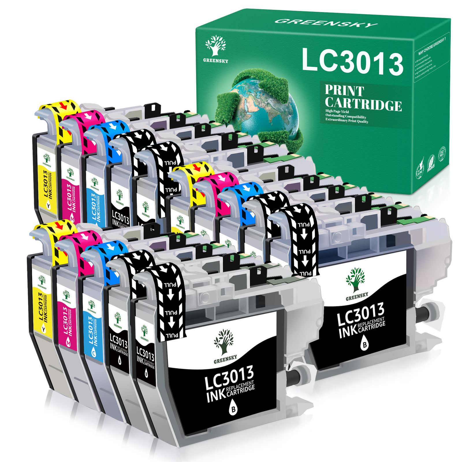 LC3011 Ink Cartridge for Brother LC3013 LC3011 MFC-J491DW MFC-J895DW ...