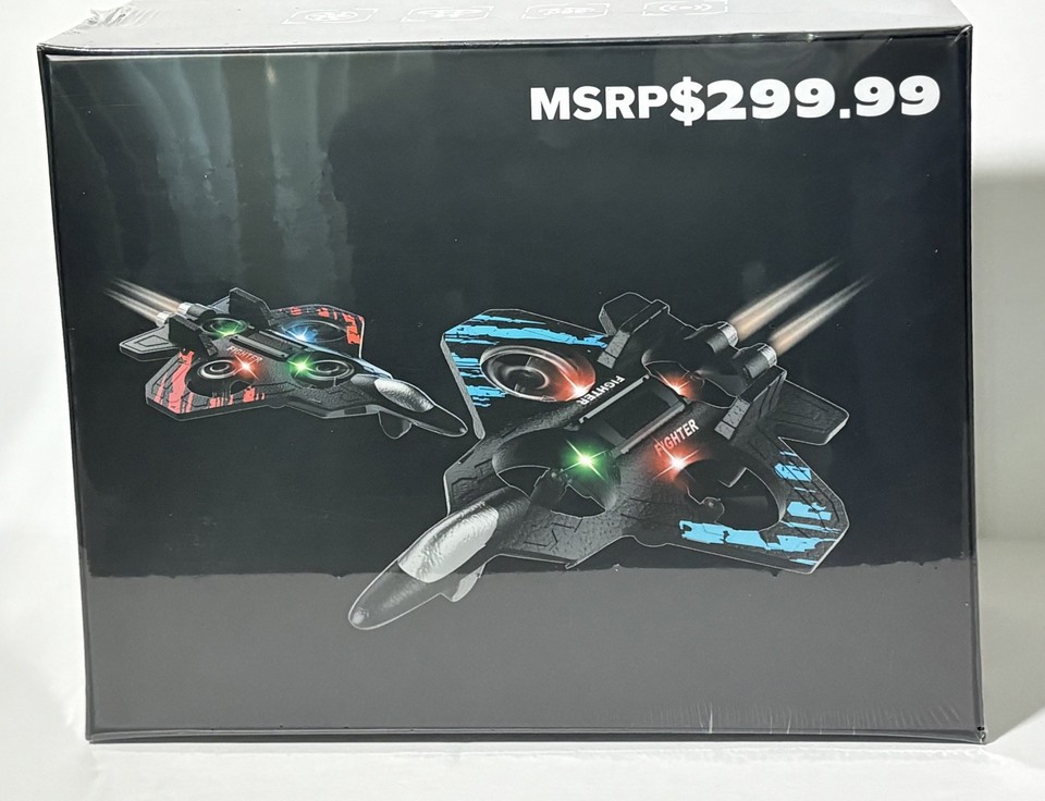 DMES EZ-3 Interstellar Fighter Plane Drone and YOMI drone avoid ...