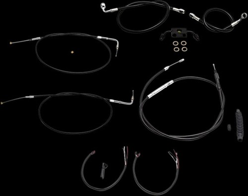 LA 15-17in Black Handlebar Controls Kit w ABS Roadster 1200 16-20 | eBay