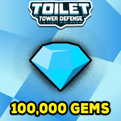 100K Gems 💎 Toilet Tower Defense ~ TTD Gems ~ TTD ~ Gems Cheap & Fast ...