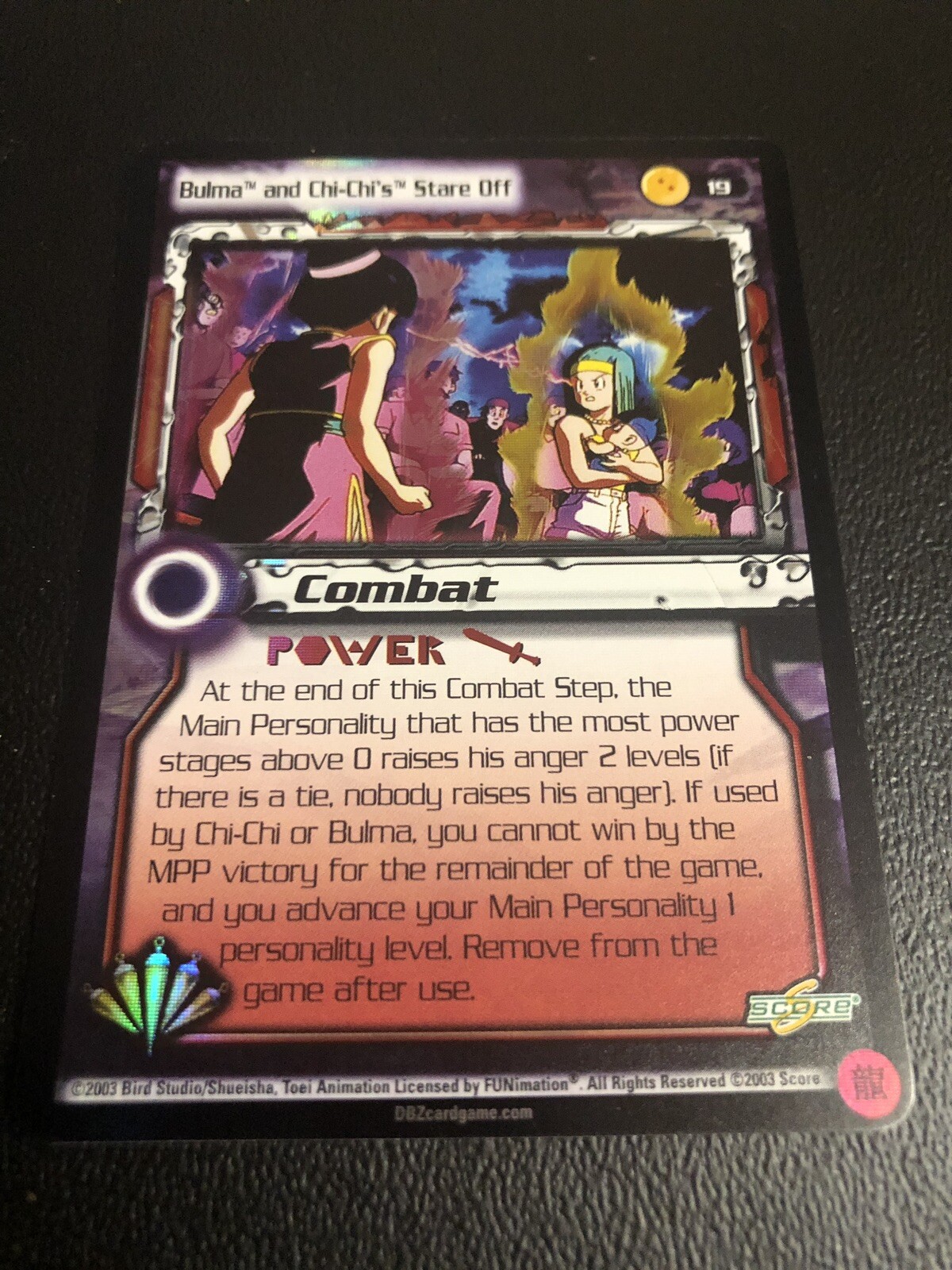 DRAGON BALL Z CCG BULMA AND CHI-CHI'S STARE OFF #19 BOJACK UNBOUND ...