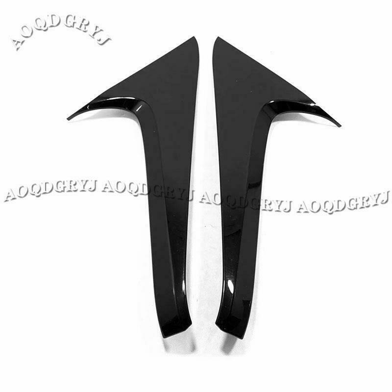 For TOYOTA RAV4 19-23 Glossy Black Rear Window Sill C Pillar Spoiler ...