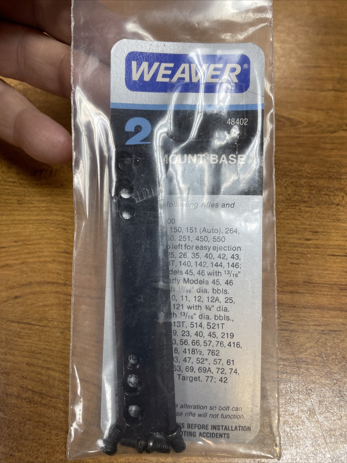 Weaver Detachable Side Mount #2 Side Mount For Remington 10-12 - 48402 ...