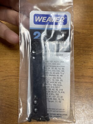 Weaver Detachable Side Mount #2 Side Mount For Remington 10-12 - 48402 ...