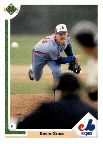 1991 UPPER DECK BASEBALL CARD KEVIN GROSS #380 MONTREAL EXPOS 6711 | eBay