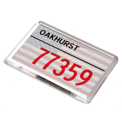 FRIDGE MAGNET - Oakhurst, 77359 - US Zip Code | eBay UK