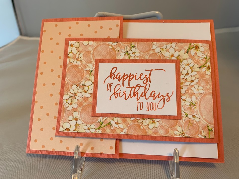 Stampin up card kit set of 4 "Happy Birthday" cards #22b - Pick your ...