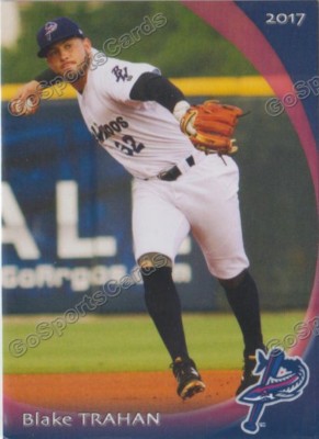 2017 Pensacola Blue Wahoos Blake Trahan RC Rookie Cincinnati Reds | eBay