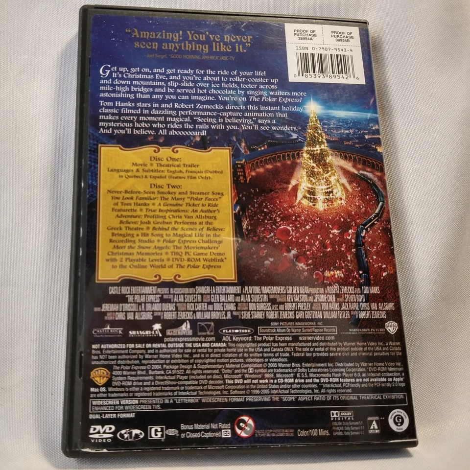 The Polar Express (DVD, 2005, 2-Disc Set Special Edition) Tom Hanks | eBay