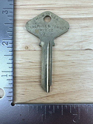 Vintage Yale and Towne Manufacturing Company TG Key Blank Nickel | eBay