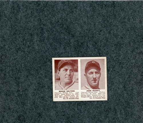 1941 Double Play - R330 Moose Solters, Johnny Rigney #71-72 (RC) EX | eBay