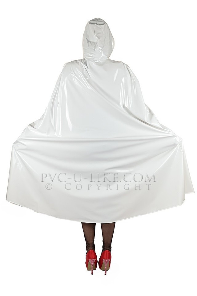 PVC Plastic Vinyl Raincoat cape poncho fetish PVC regenmantel ...