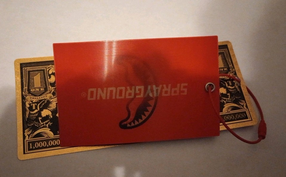 Sprayground 2 Golden Ticket Limited Edition Backpack Accessory And 1 ...