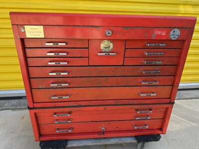 🔴 Vintage MAC Tools 10 Draw Top Box and 3 Drawer Mid Tool Box | eBay
