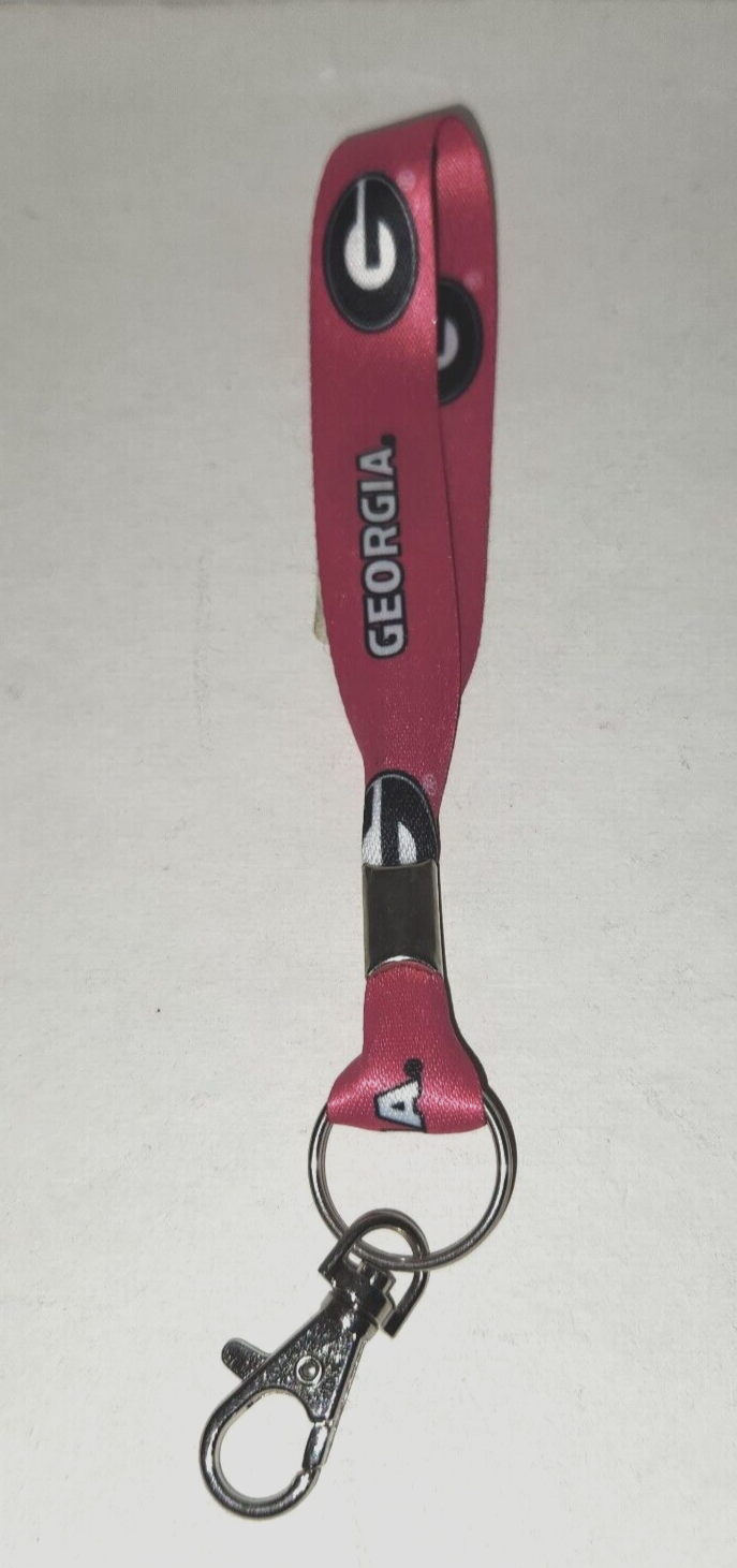 Georgia Bulldogs Pink Strap Key Chain | eBay