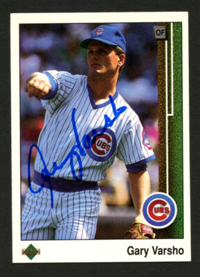 Gary Varsho #321 signed autograph auto 1989 Upper Deck Baseball Card | eBay