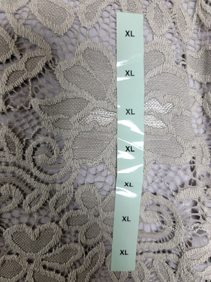 NWT~TIANA B Women’s XL Dress TAUPE Floral Lace Lined Short Sleeve ...