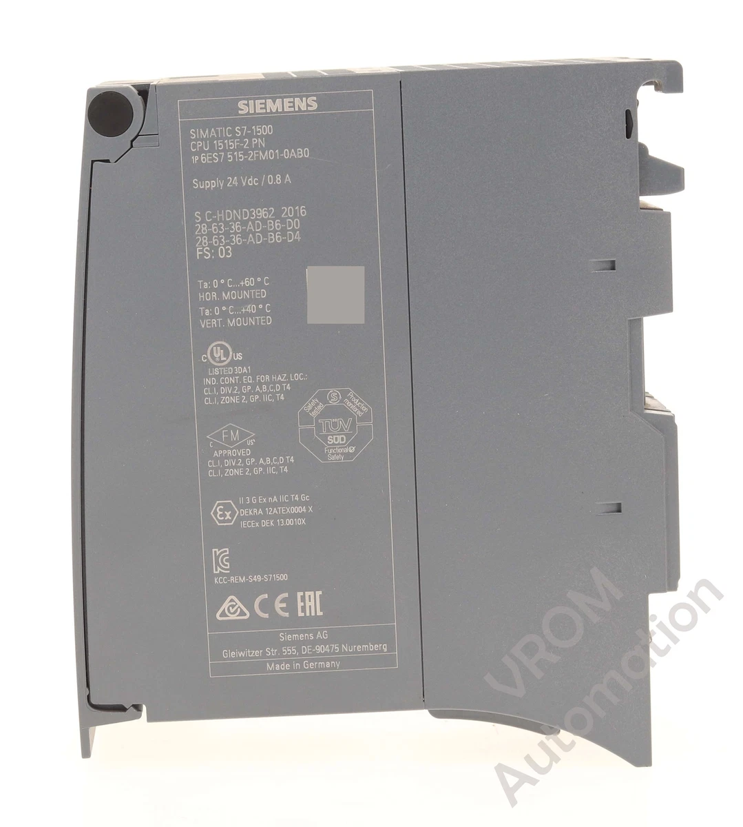 6ES7516-3AN02-0AB0 Original Siemens SIMATIC S7-1500 CPU, 47% OFF