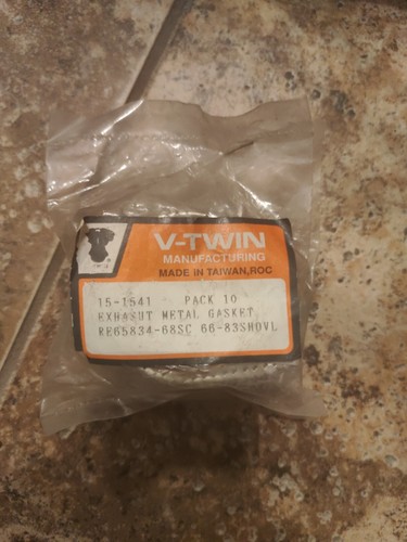 V-Twin15-1541 Steel Case Exhaust Gasket for Harley Davidson by V-Twin ...