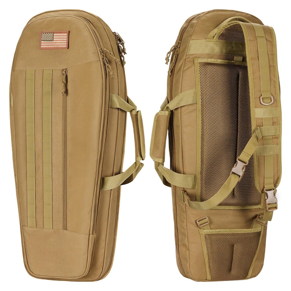 30" Tactical Soft Rifle Case Sling Backpack Bag Adjustable Padded Shoulder Strap | eBay