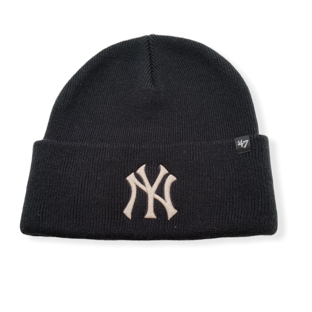 '47 New York Yankees Knit Haymaker Raised Cuffed Beanie Cold Weather ...