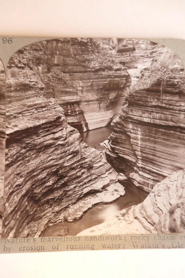 U.S.A Watkins Glen in New York State Stereo View Stereo Card (file R4 ...