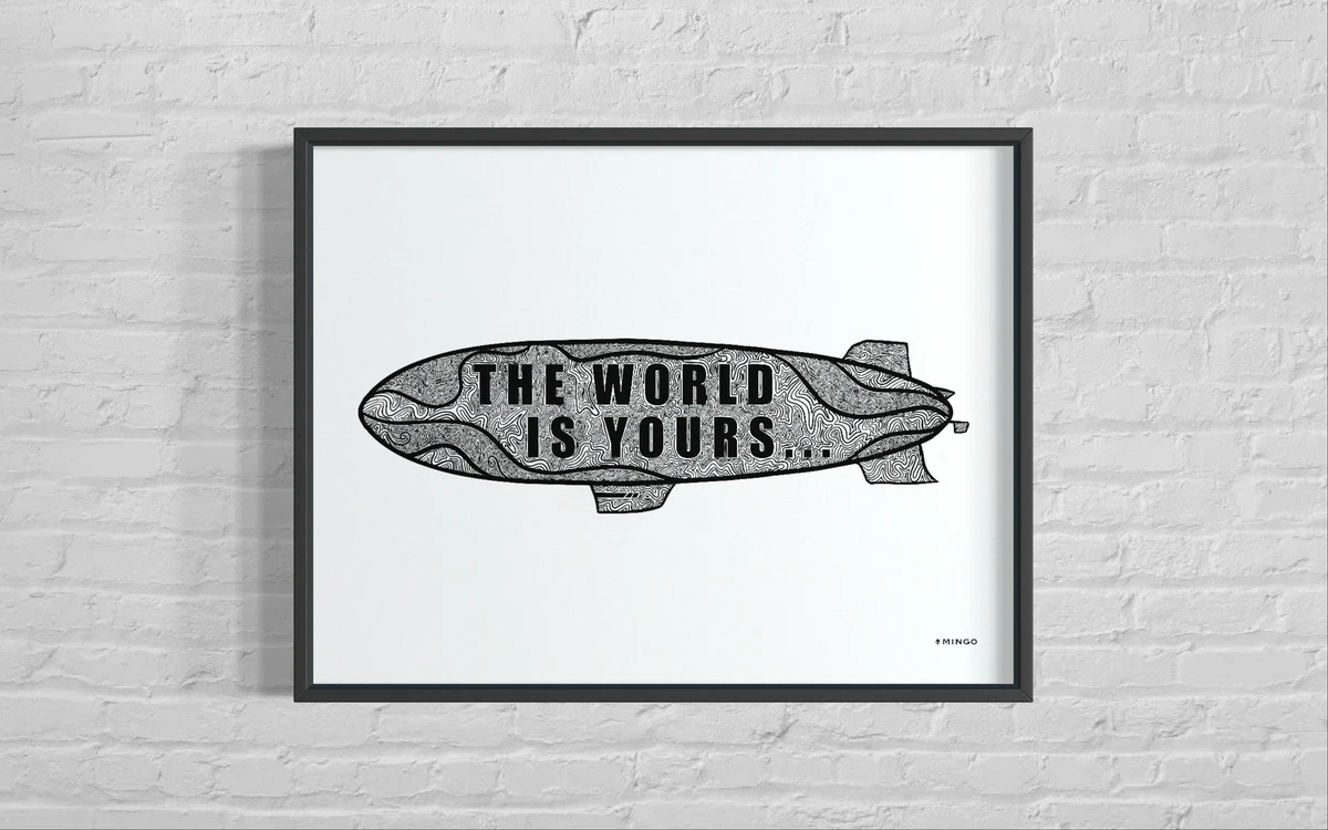 Scarface The World Is Yours Blimp