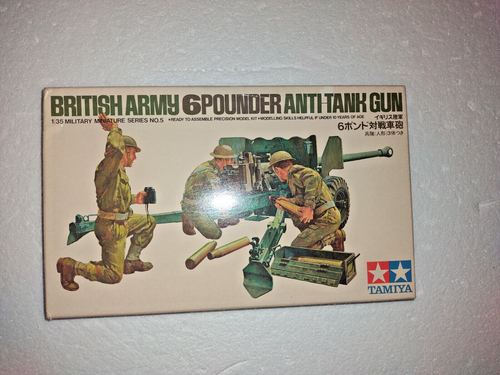 Tamiya 35005 1/35 WWII British Army 6 Pounder Anti-Tank Gun | eBay