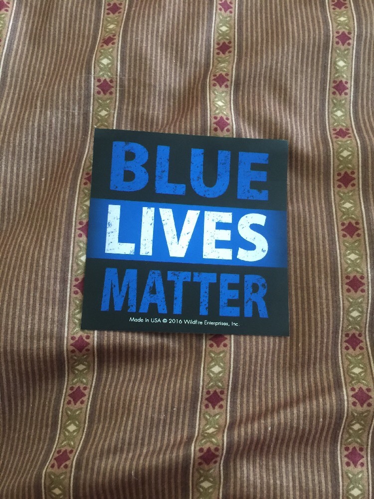 POLICE LIVES MATTER BUMPER STICKERS DECALS BLUE Support | eBay