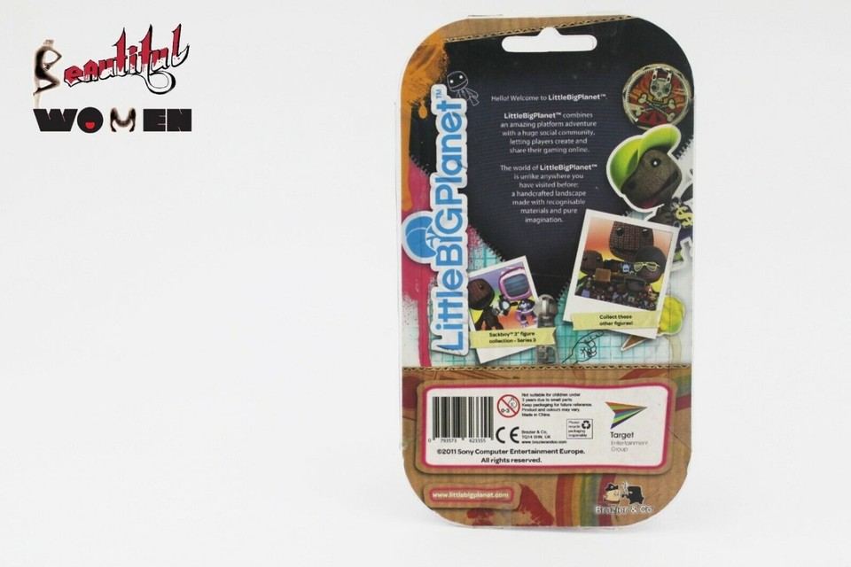 Little Big Planet Figure Sackboy Sackbot Console Kitty 3'' 6'' Toys ...